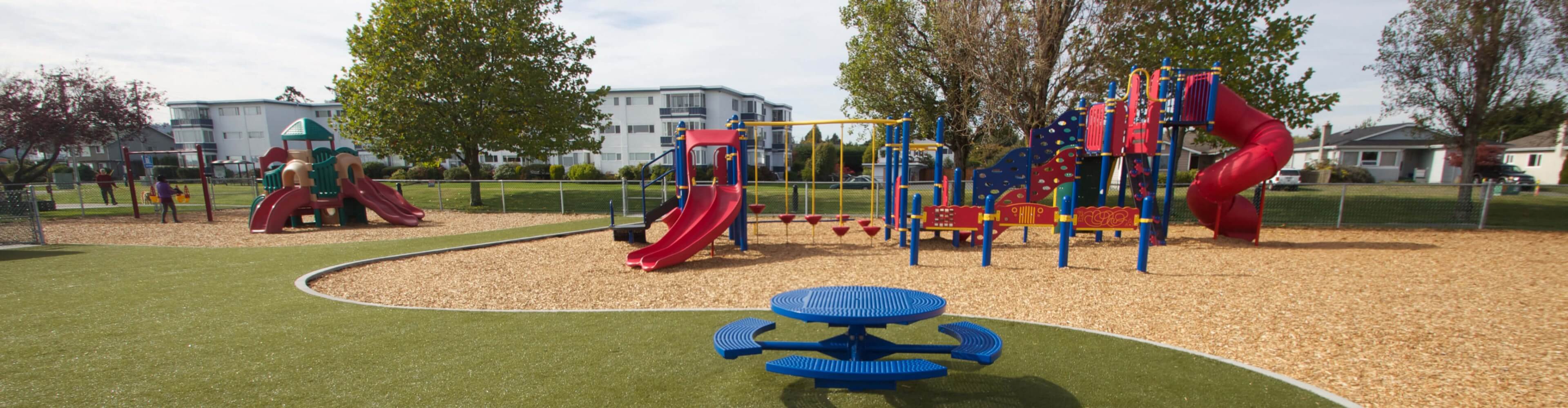 Playground Artificial Grass System | SynLawn Vancouver Island